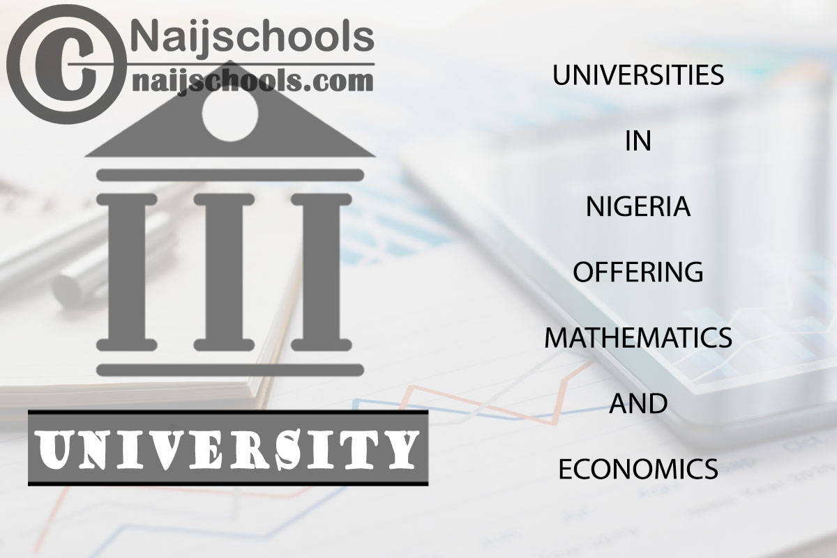 Universities in Nigeria Offering Mathematics and Economics - NAIJSCHOOLS