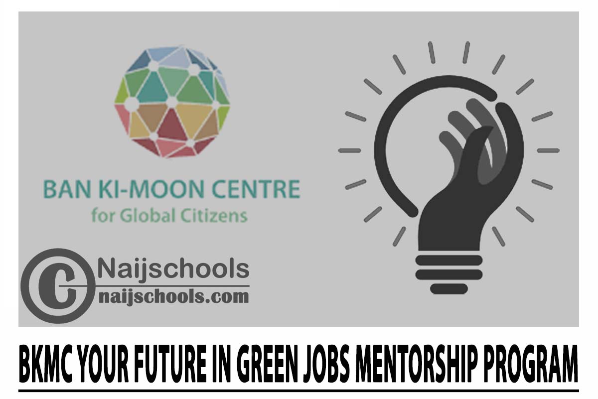 BKMC Your Future in Green Jobs Mentorship Program 2024 - NAIJSCHOOLS